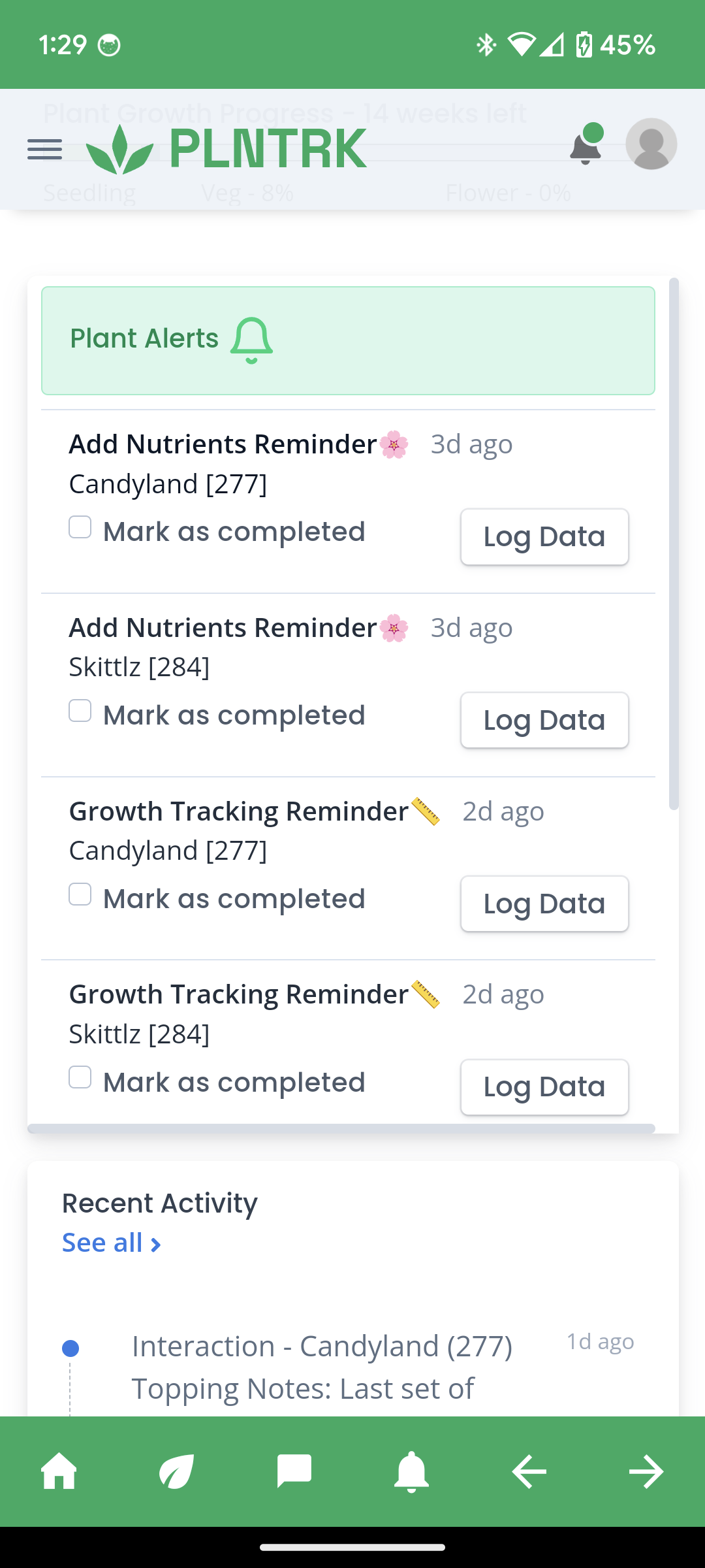 PLNTRK - - Plant Tracking/Logging for Cannabis Cultivators ...